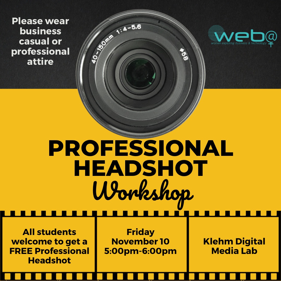 Professional Headshot Workshop - Calendar | Eastern Illinois University