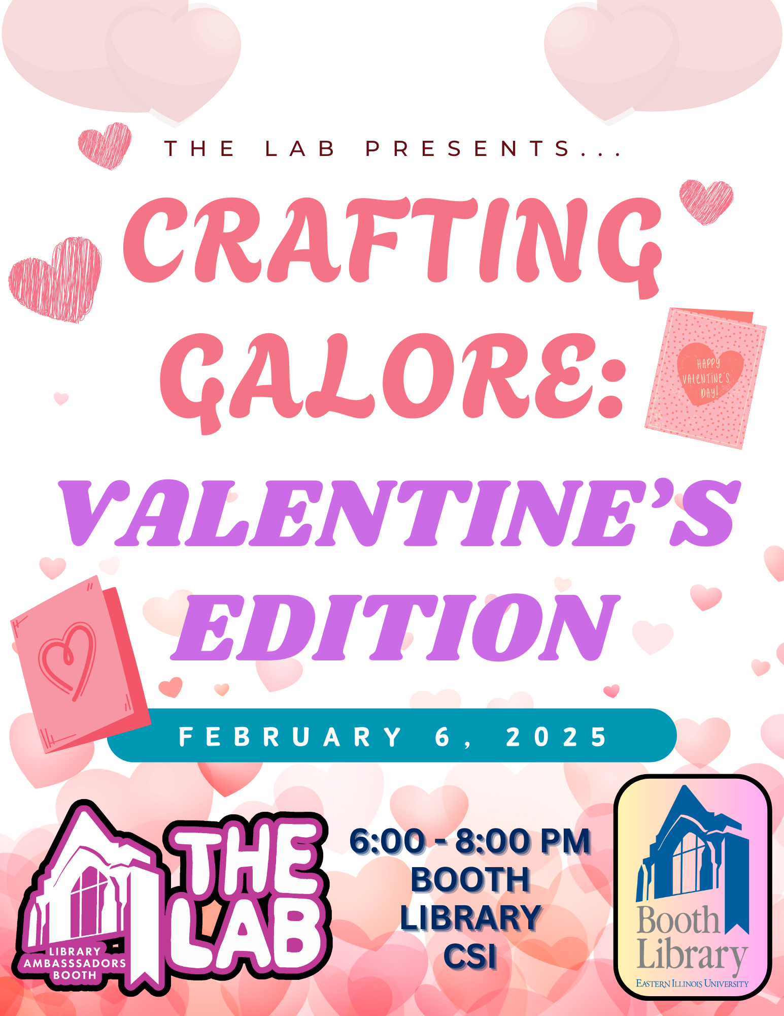 The LAB presents: Crafting Galore, Valentine's Day edition - Calendar ...