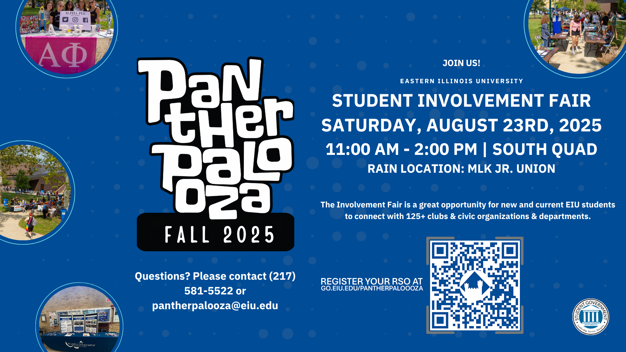 Pantherpalooza: Student Involvement Fair - Calendar | Eastern Illinois ...