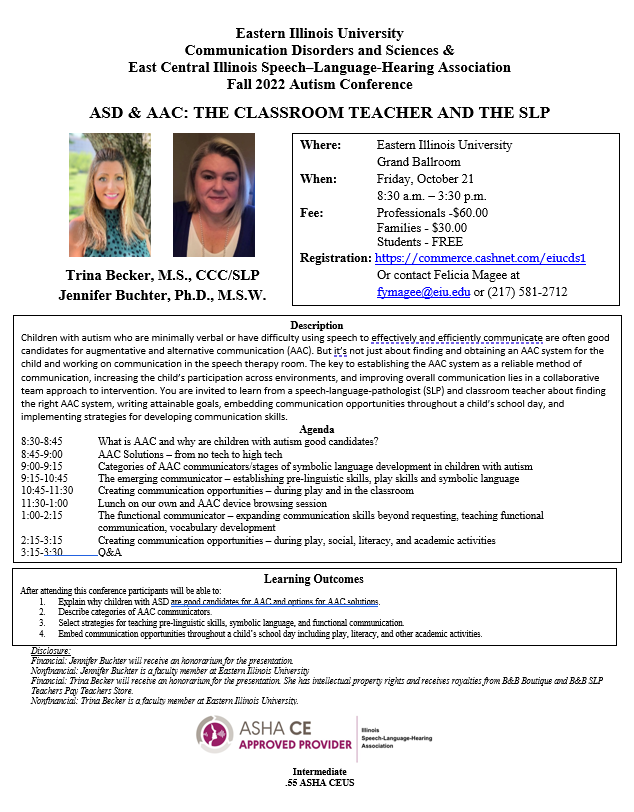 Eastern Illinois University :: Autism Center - Events