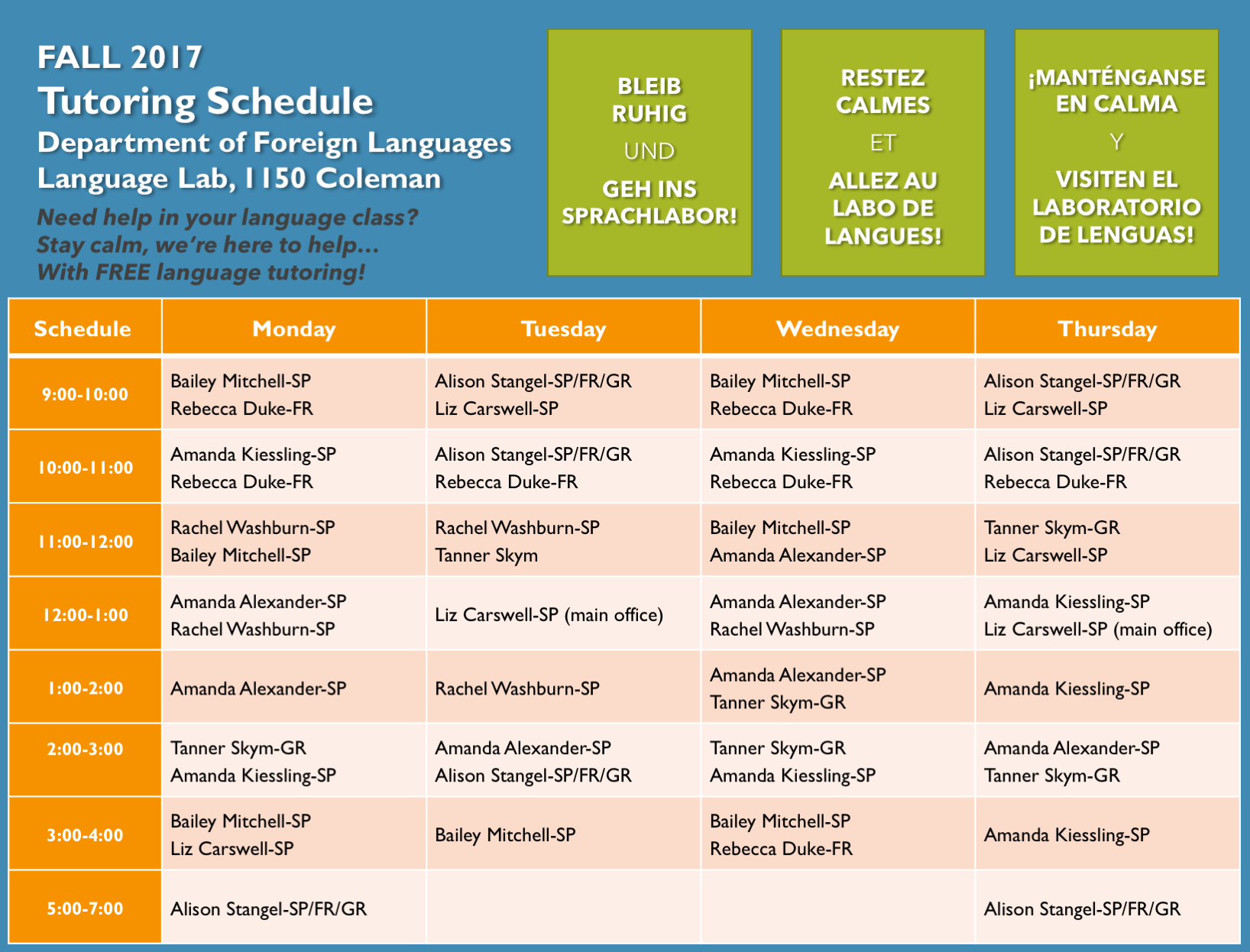 Eastern Illinois University :: Foreign Languages - Language Lab