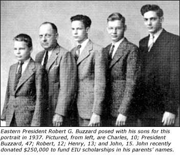 Son of Eastern's Second President Gives $250,000 in Memory of Parents ...