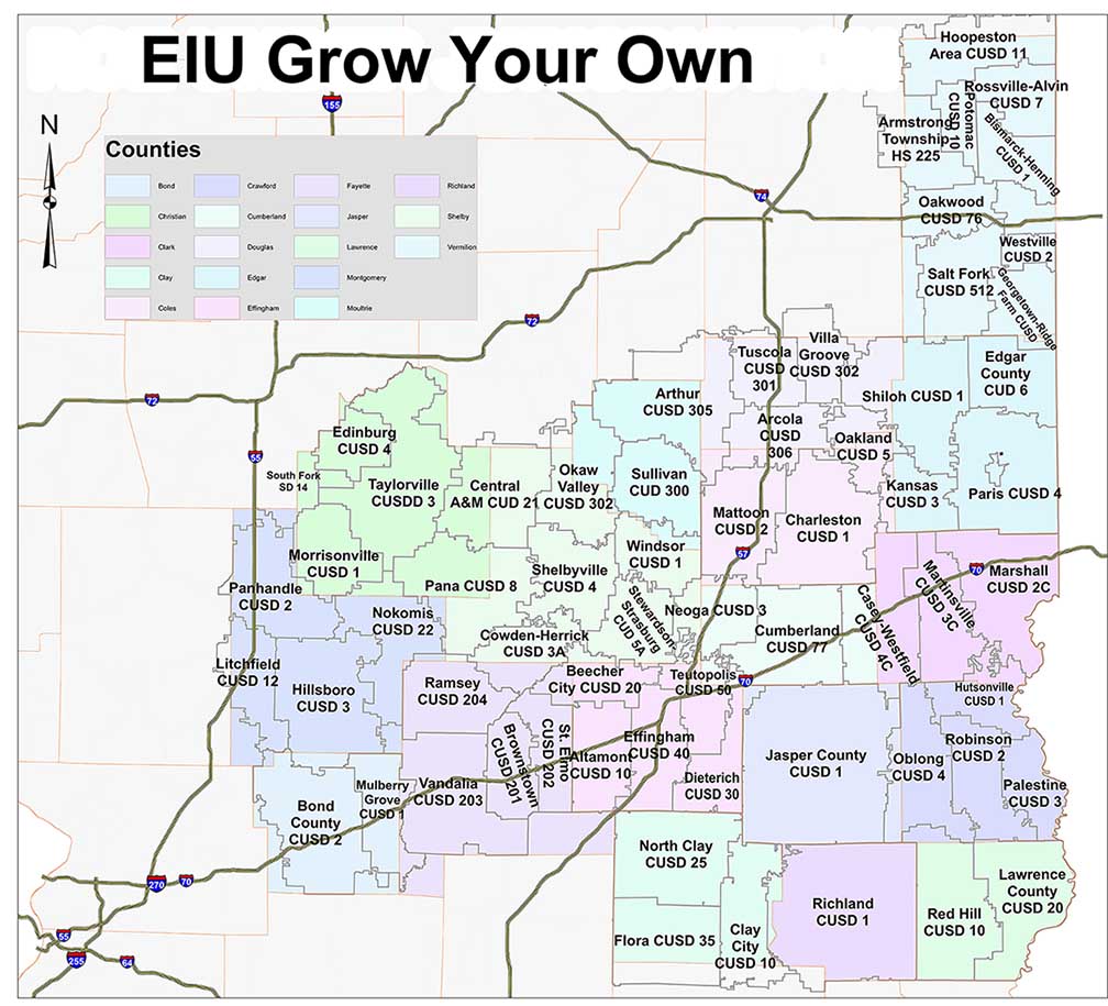 Eastern Illinois University :: Rural School Initiative - EIU GYO Area