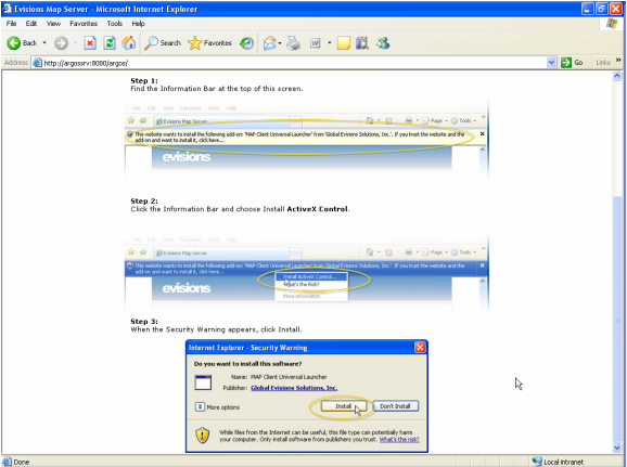 Eastern Illinois University :: Banner - Argos Installation Instructions